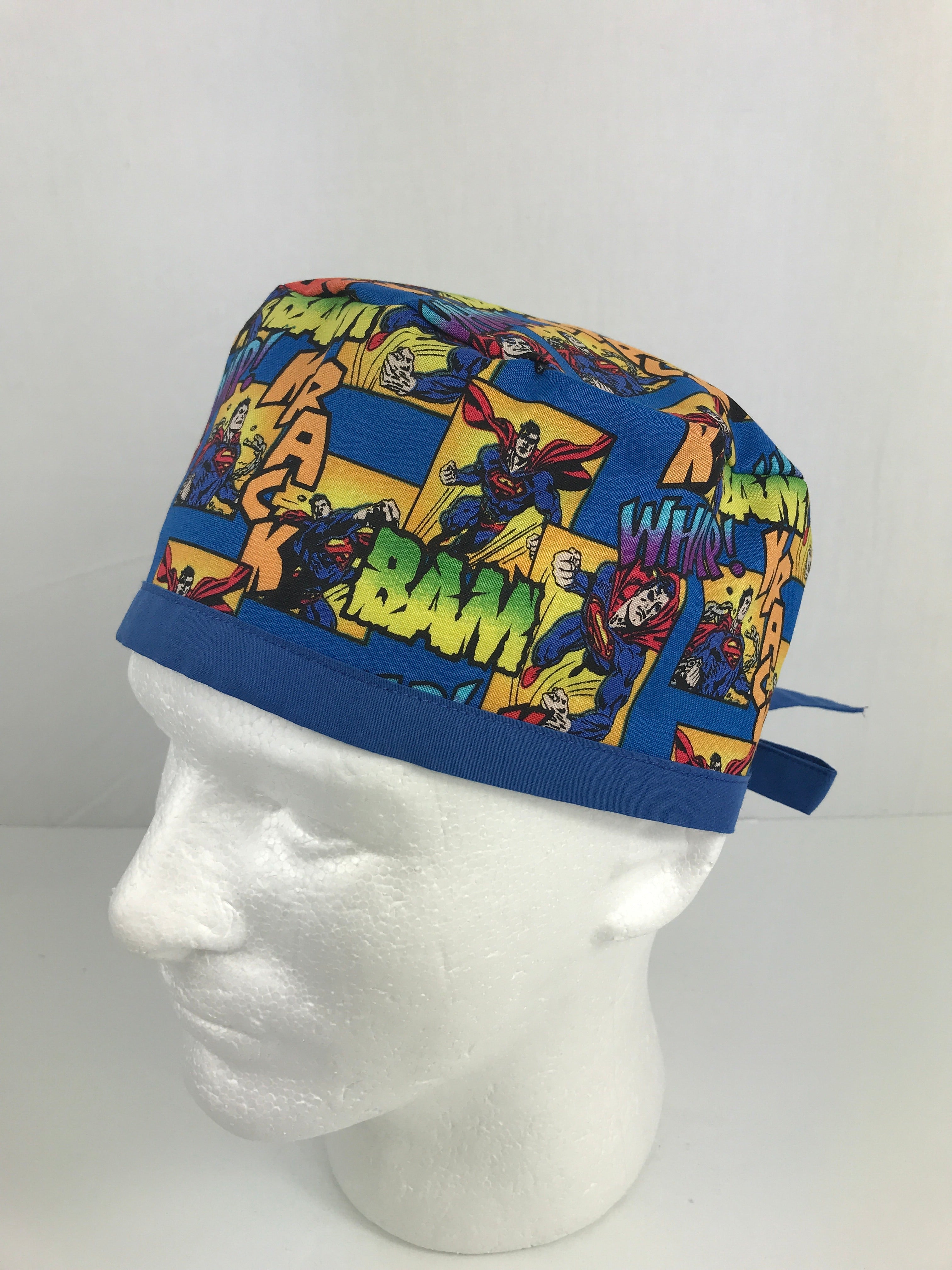 Retro Superheroes Superman Skull Cap – Oksana's Creations